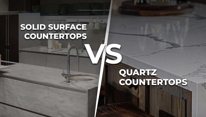 Solid Surface Vs Quartz Countertops In Canada | Pros, Cons & Cost ...